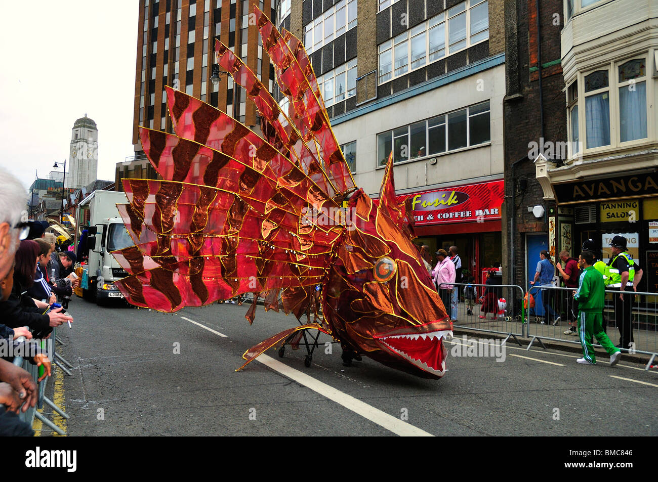 Luton Carnival Lion Fish Costume 2010 Stock Photo - Alamy