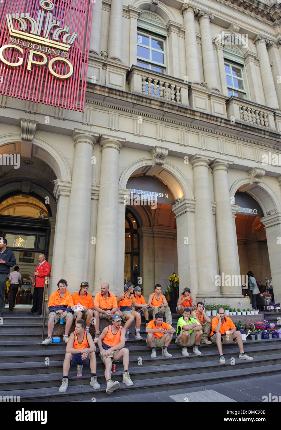 Melbourne general post office hi-res stock photography and images - Alamy