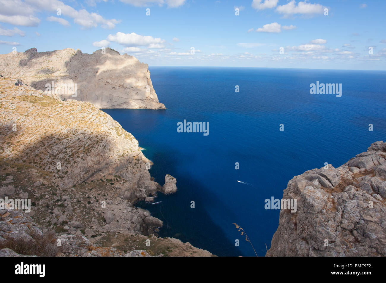 Formentor peninsula north eastern majorca from Mirador des Colomer ...