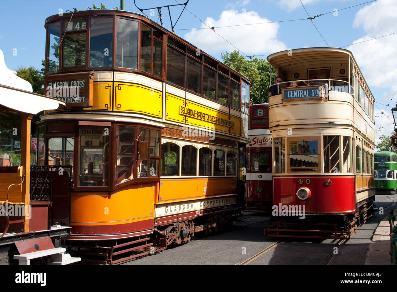 Vintage trams hi-res stock photography and images - Alamy