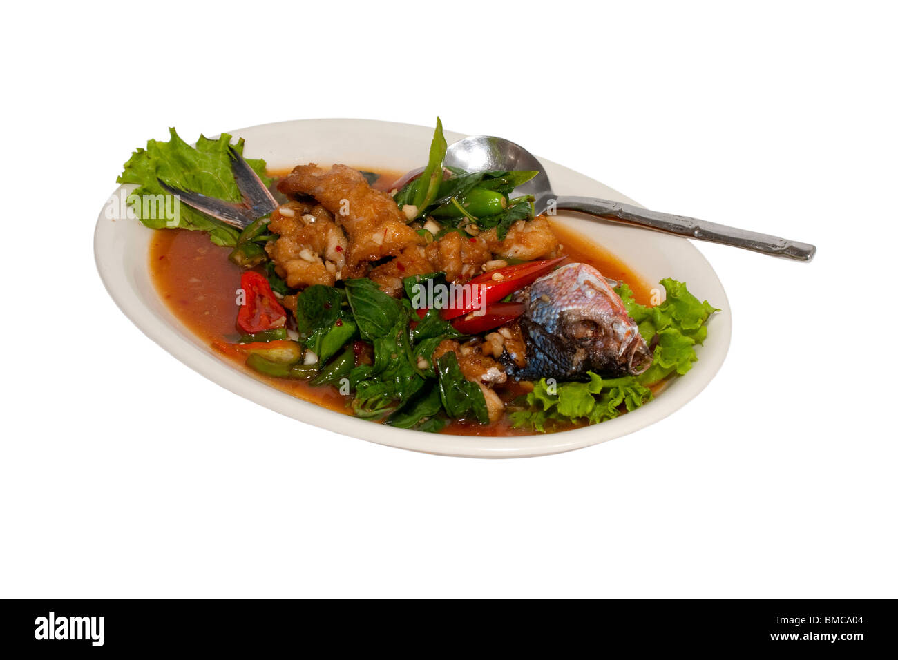 Fried red snapper hi-res stock photography and images - Alamy