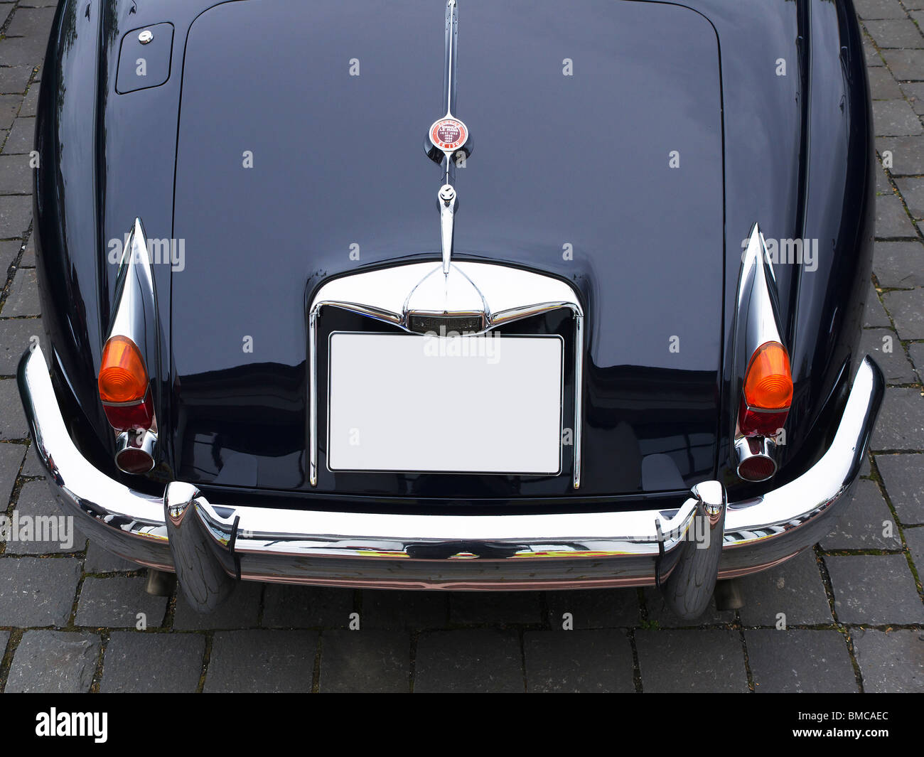 Fastback of a classic car, Jaguar XK 150 Stock Photo - Alamy