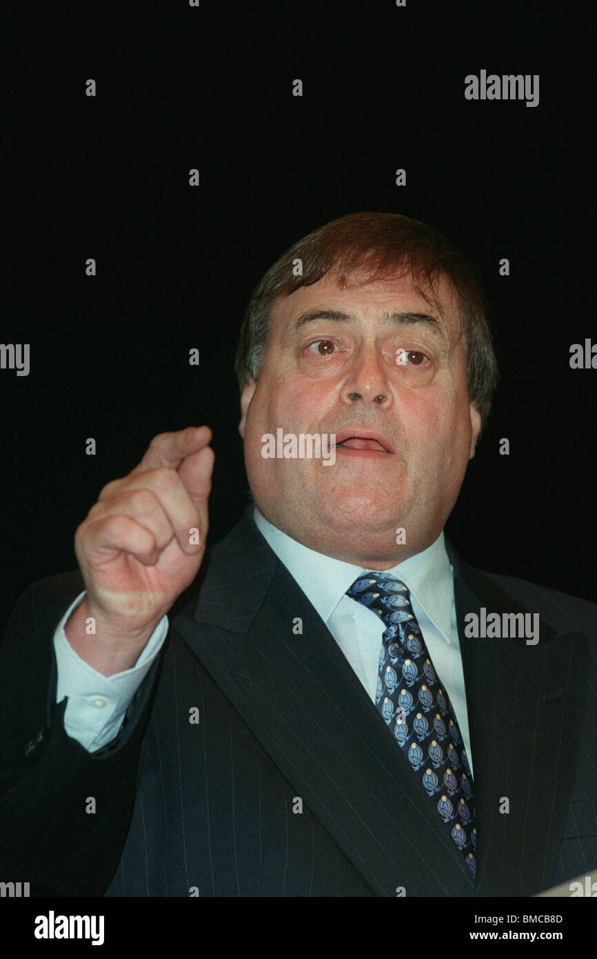 JOHN PRESCOTT MP DEPUTY LABOUR LEADER 01 October 1998 Stock Photo - Alamy
