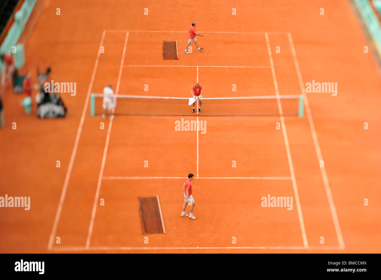 Rain delay at the 2010 French Open Stock Photo - Alamy