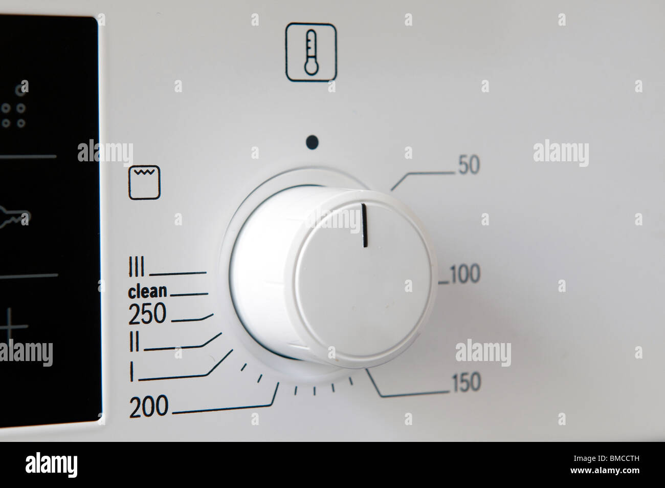 Modern kitchen stove control panel Stock Photo - Alamy