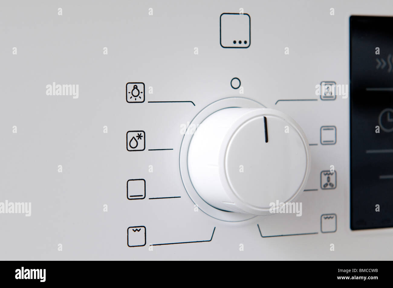 Modern kitchen stove control panel Stock Photo - Alamy