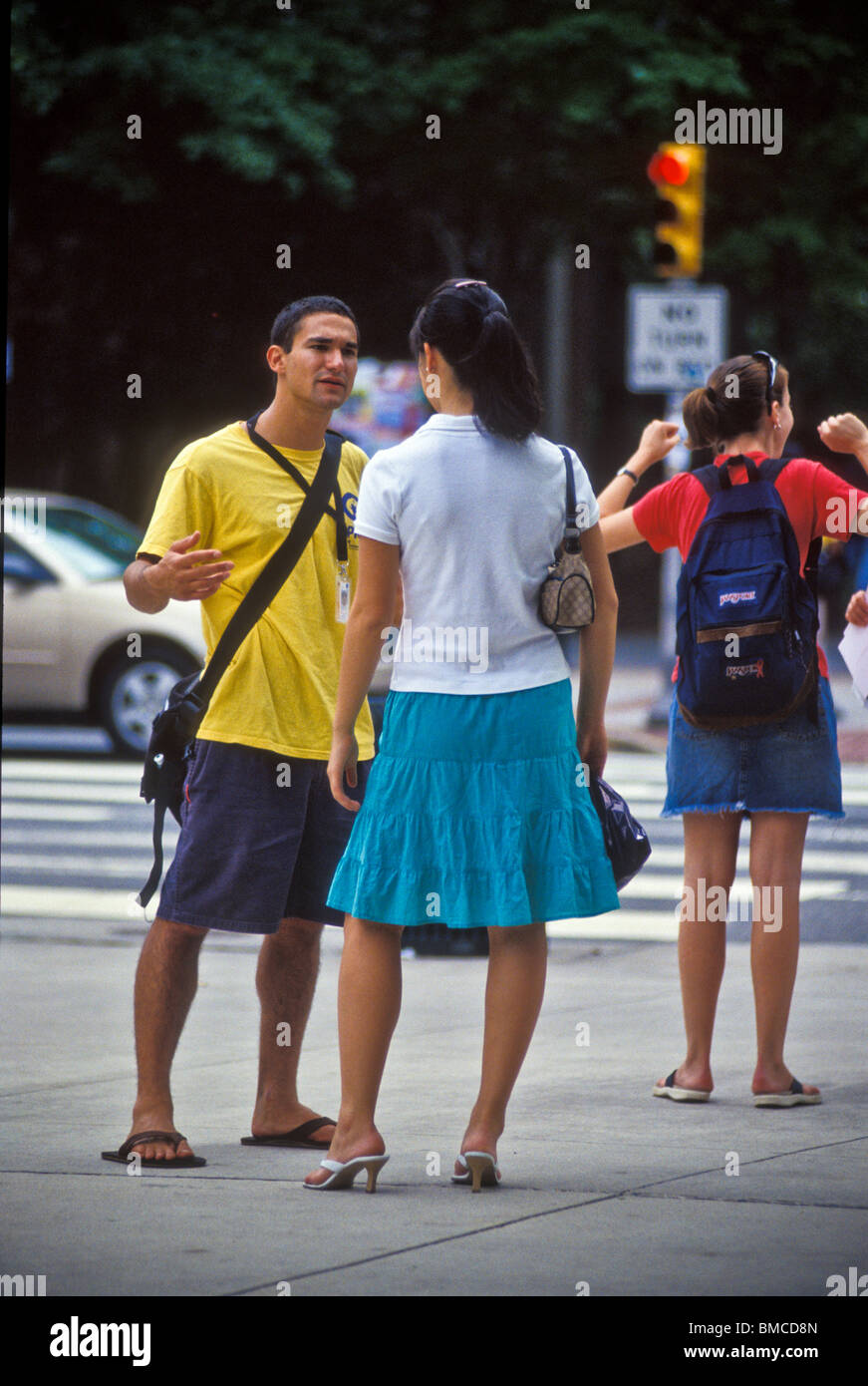 Two university students enjoy lively hi-res stock photography and ...