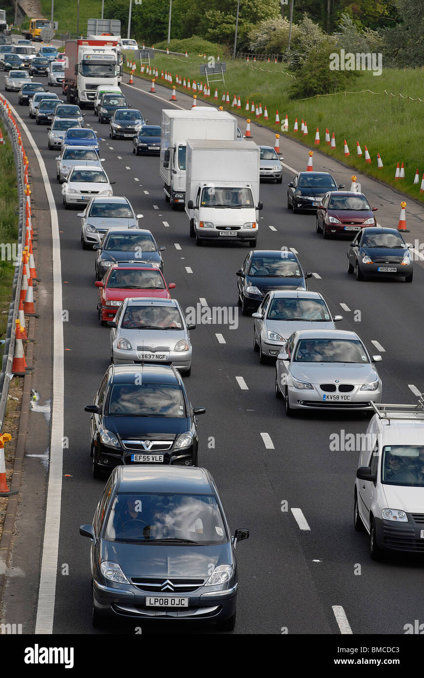 M1 motorway roadworks hi-res stock photography and images - Alamy