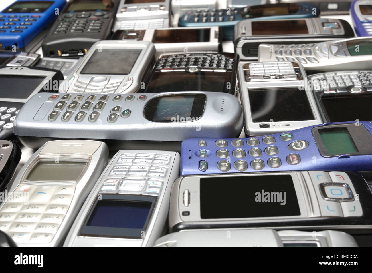 old cell phones Stock Photo - Alamy