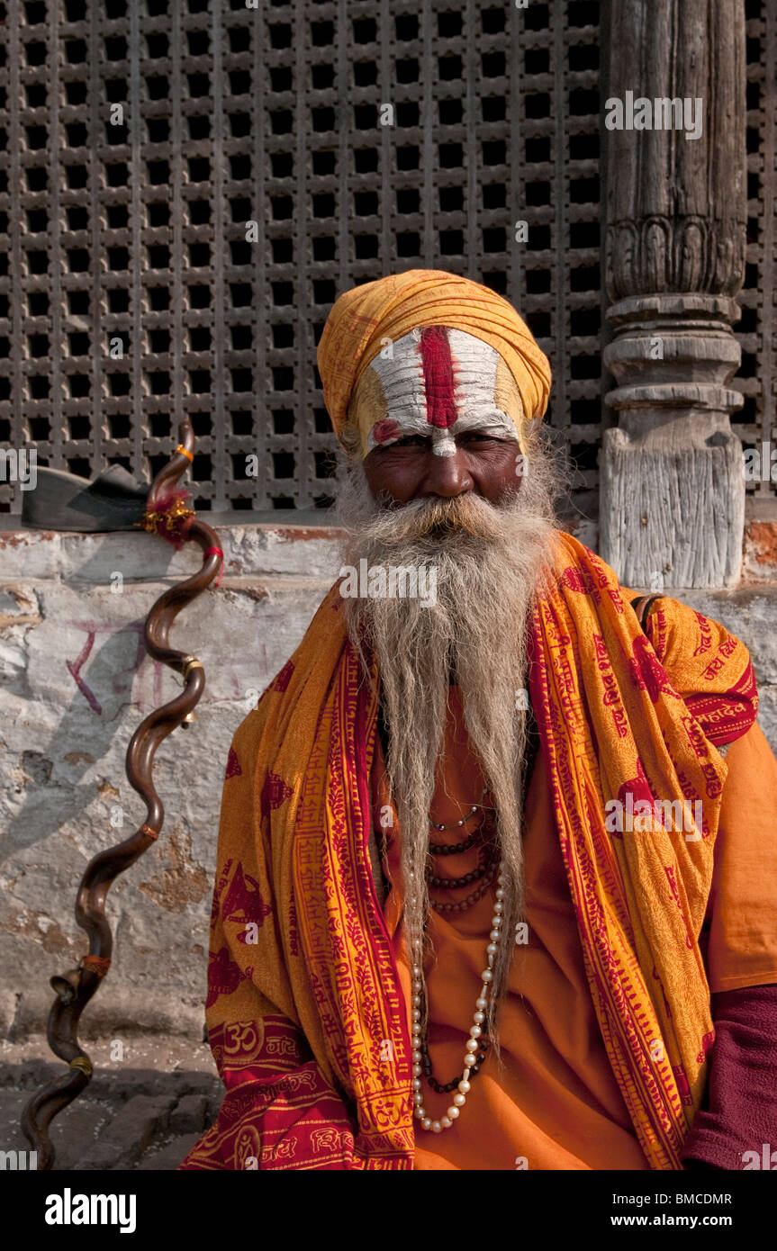 Saddhu, Pashupatinath Temple, Kathmandu, Nepal Stock Photo - Alamy