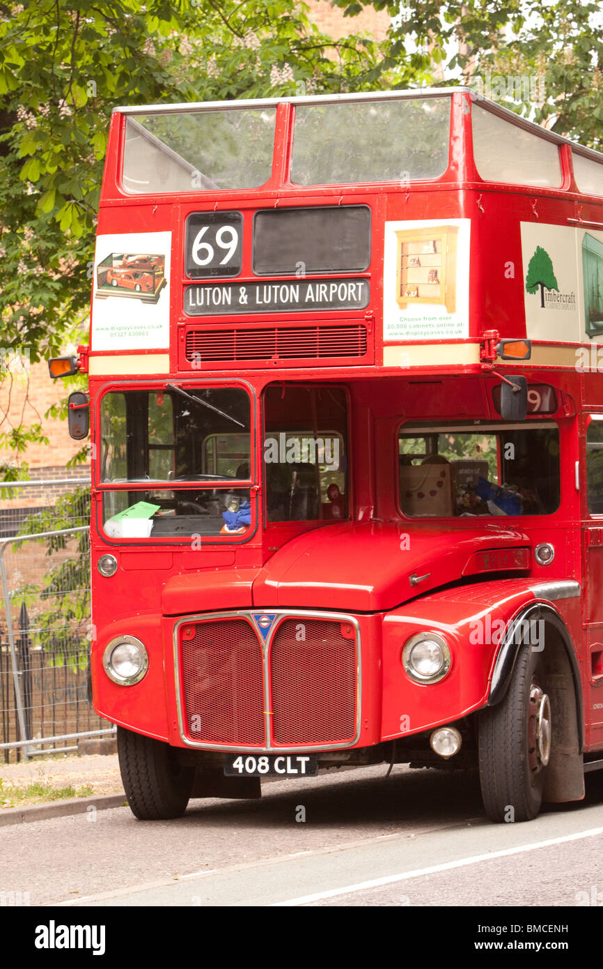 Open top Routemaster bus Stock Photo - Alamy