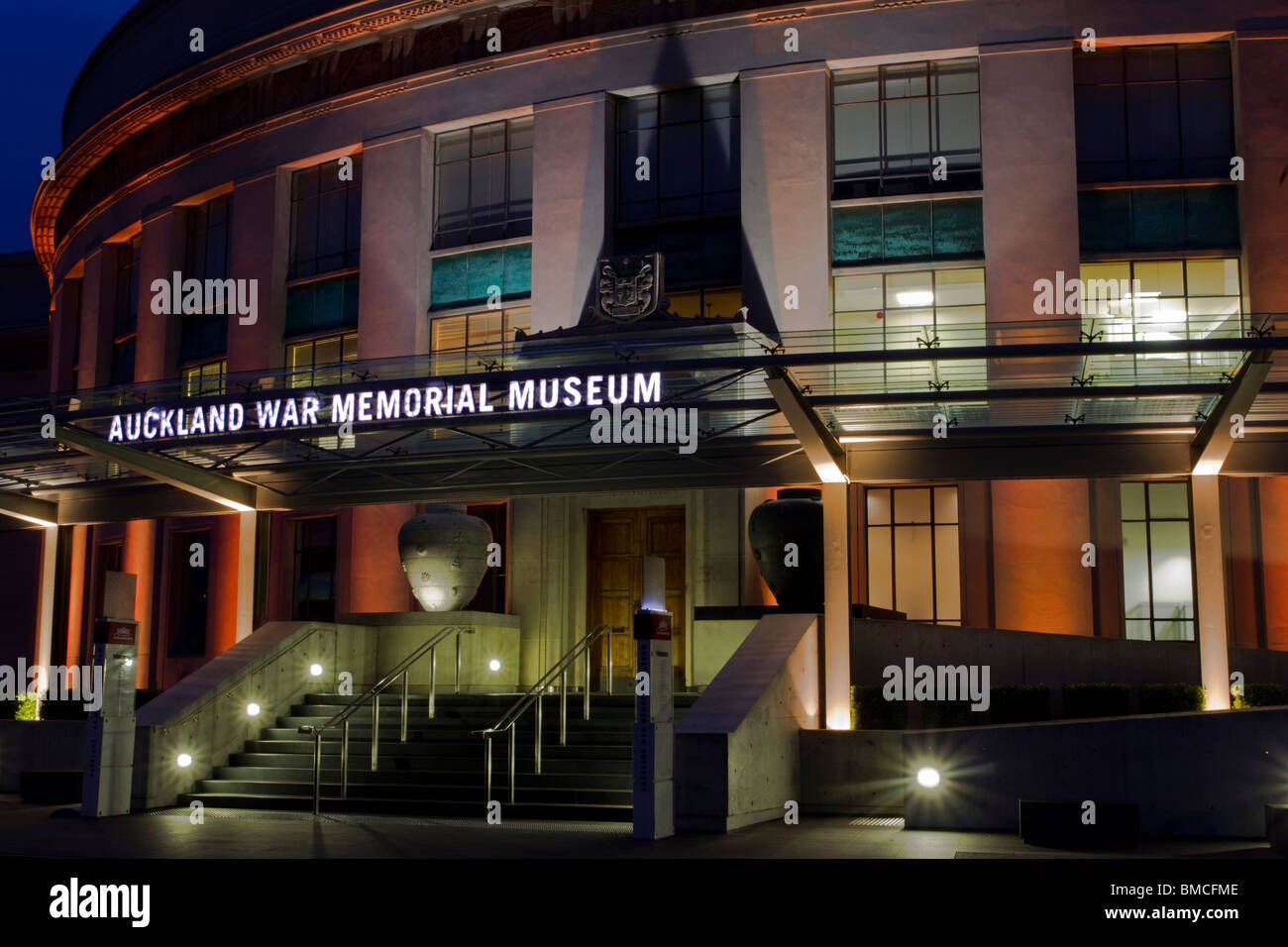 Auckland War Memorial Museum, New Zealand, Monday, May 31, 2010 Stock ...