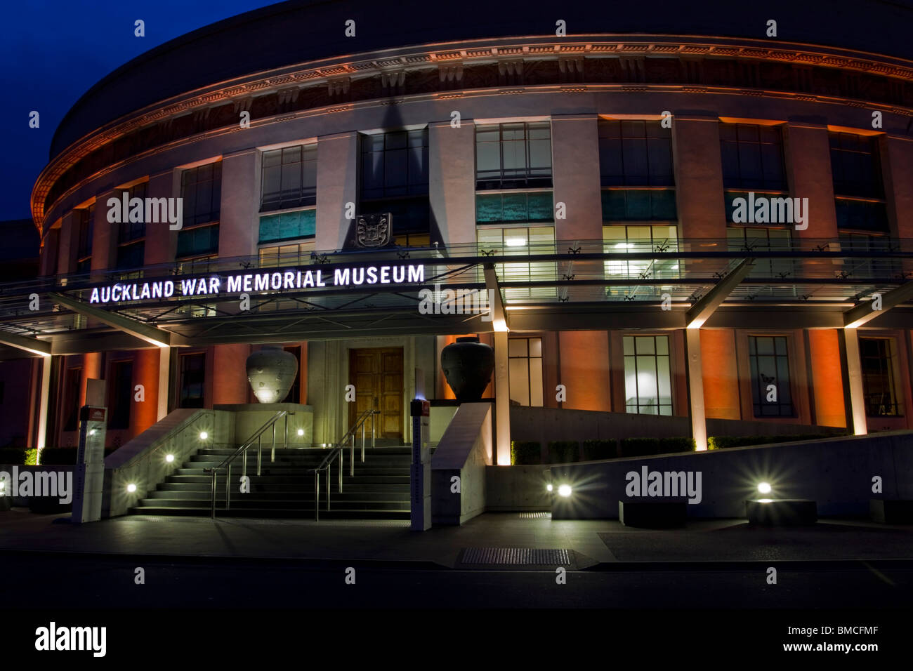 Auckland War Memorial Museum, New Zealand, Monday, May 31, 2010 Stock ...