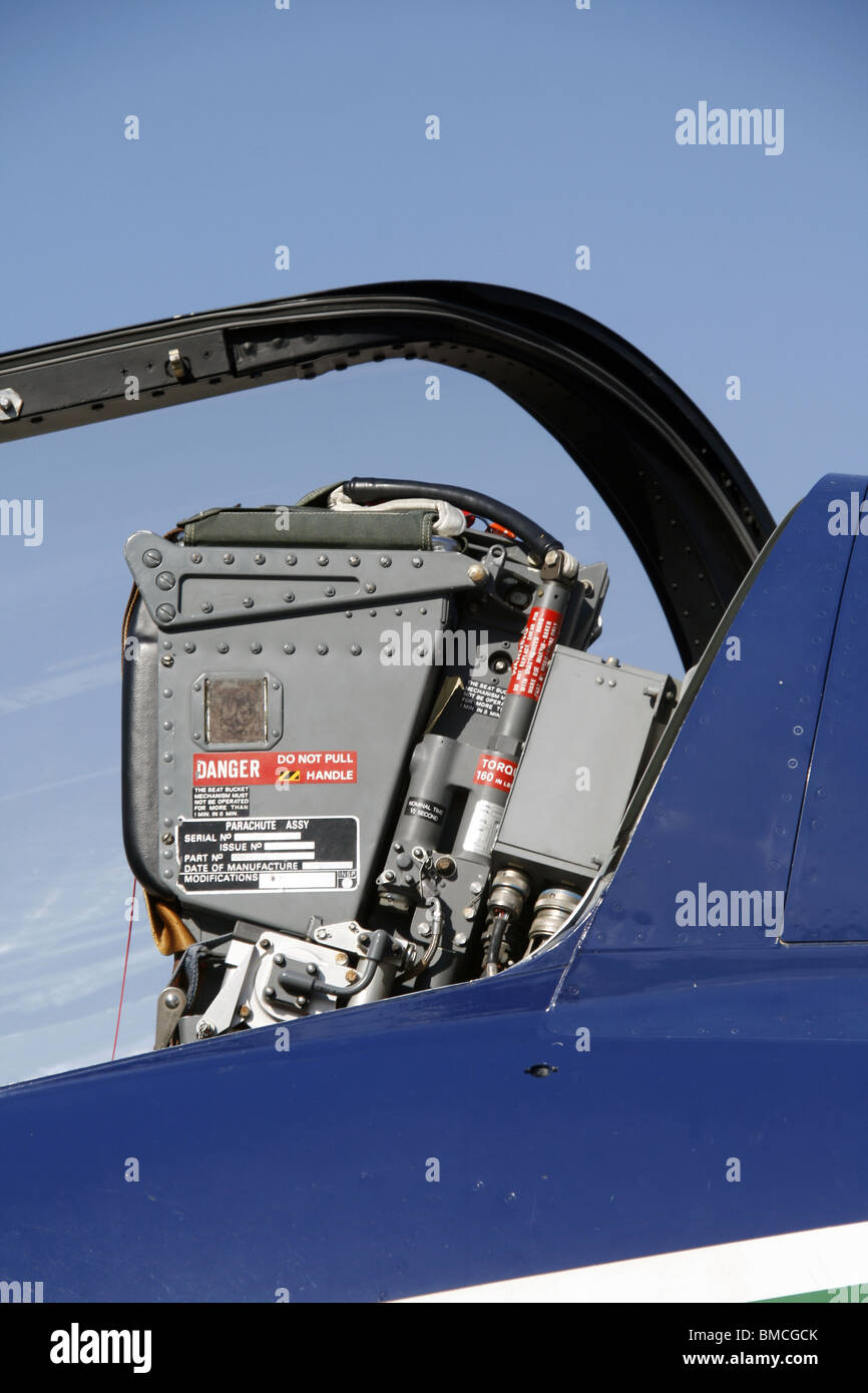 detail of cockpit on fighter jet Stock Photo - Alamy