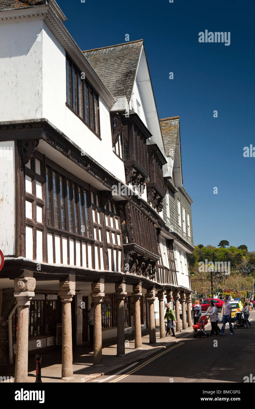 Butterwalk buildings hi-res stock photography and images - Alamy