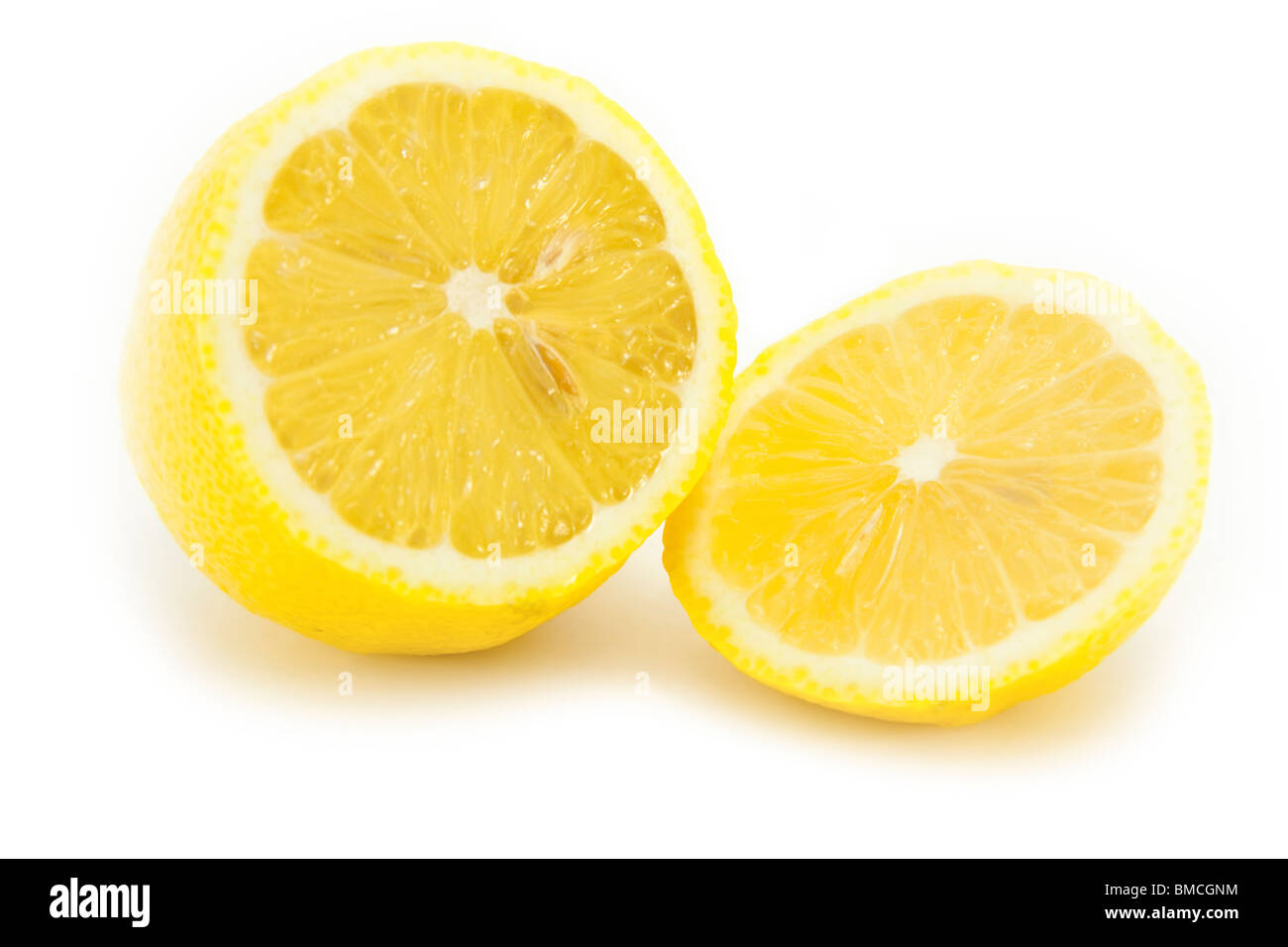 Segment fresh lemon on Cut Out Stock Images & Pictures - Alamy