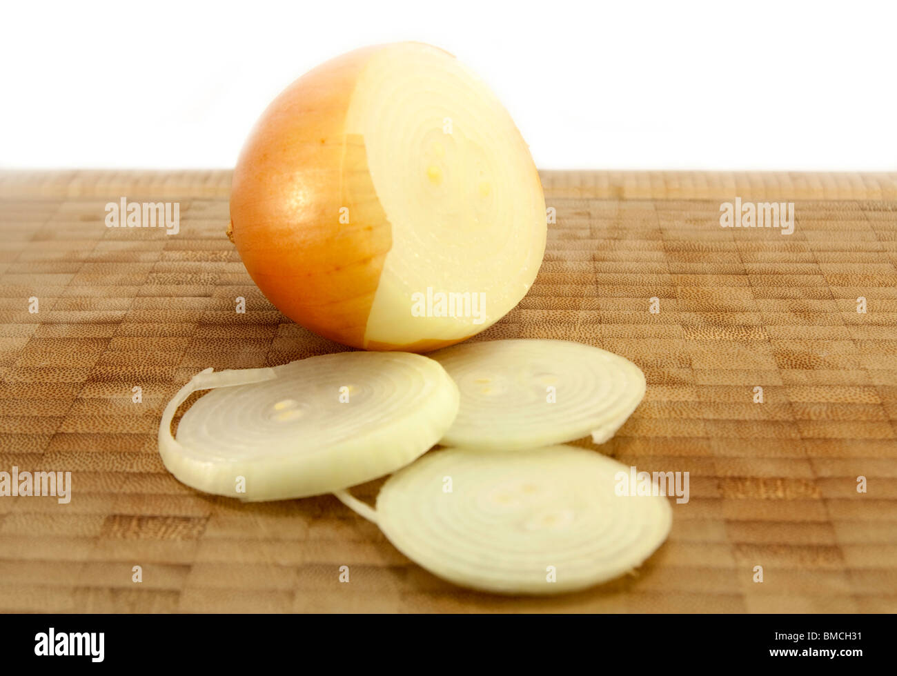 Organic food sliced fresh Cut Out Stock Images & Pictures - Alamy