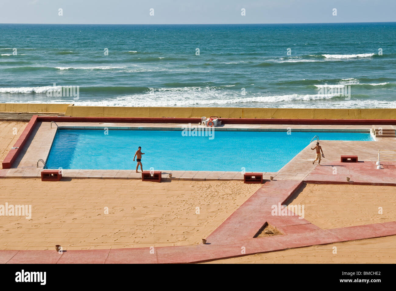 Africa Casablanca Maroc Morocco pool Stock Photo - Alamy