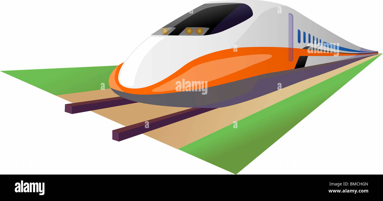 Bullet train Cut Out Stock Images & Pictures - Alamy