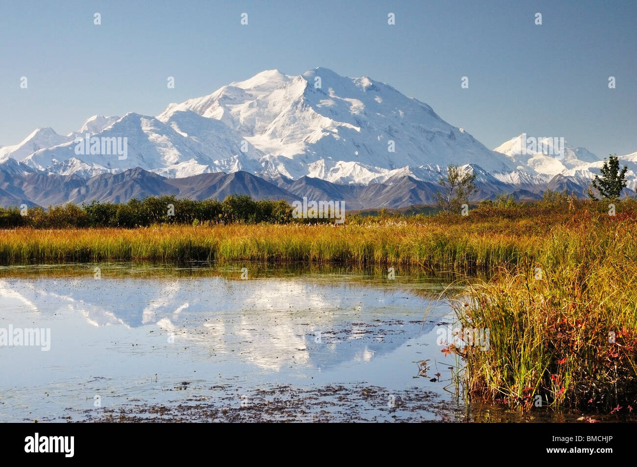 Mount McKinley, Denali National Park and Preserve, Alaska, USA Stock ...