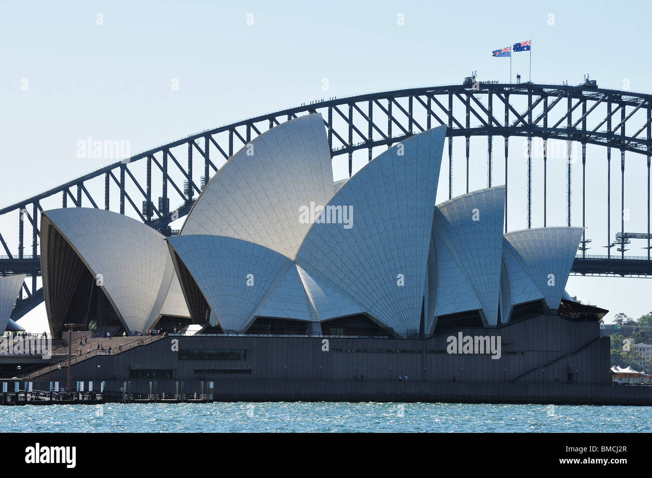 Opera House and Harbour Bridge, Sydney, New South Wales, Australia ...