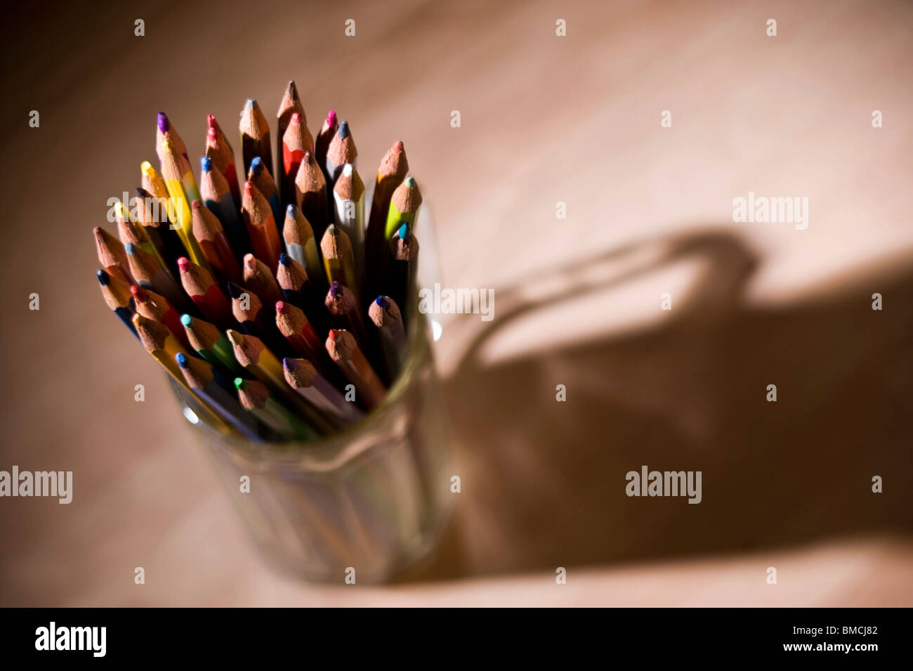 A pot of crayons hi-res stock photography and images - Alamy