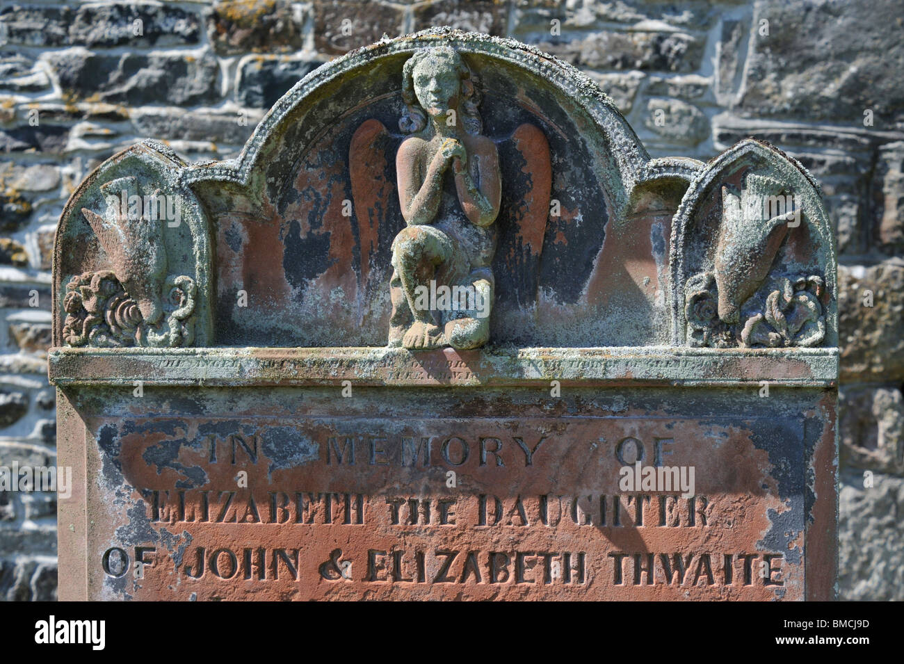 Stone angel as gravestone hi-res stock photography and images - Alamy