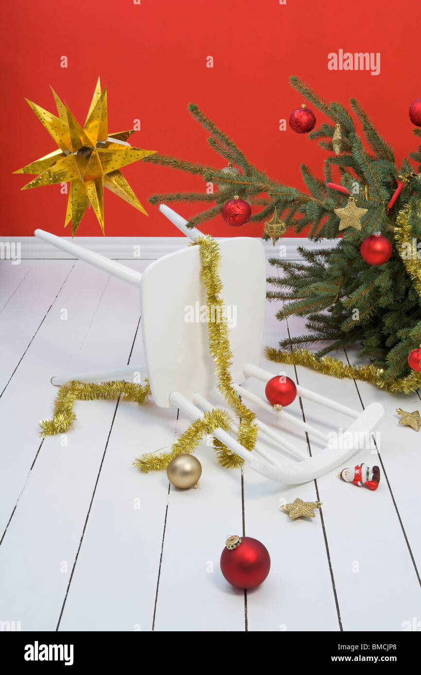 Fallen Christmas Tree High Resolution Stock Photography and Images - Alamy