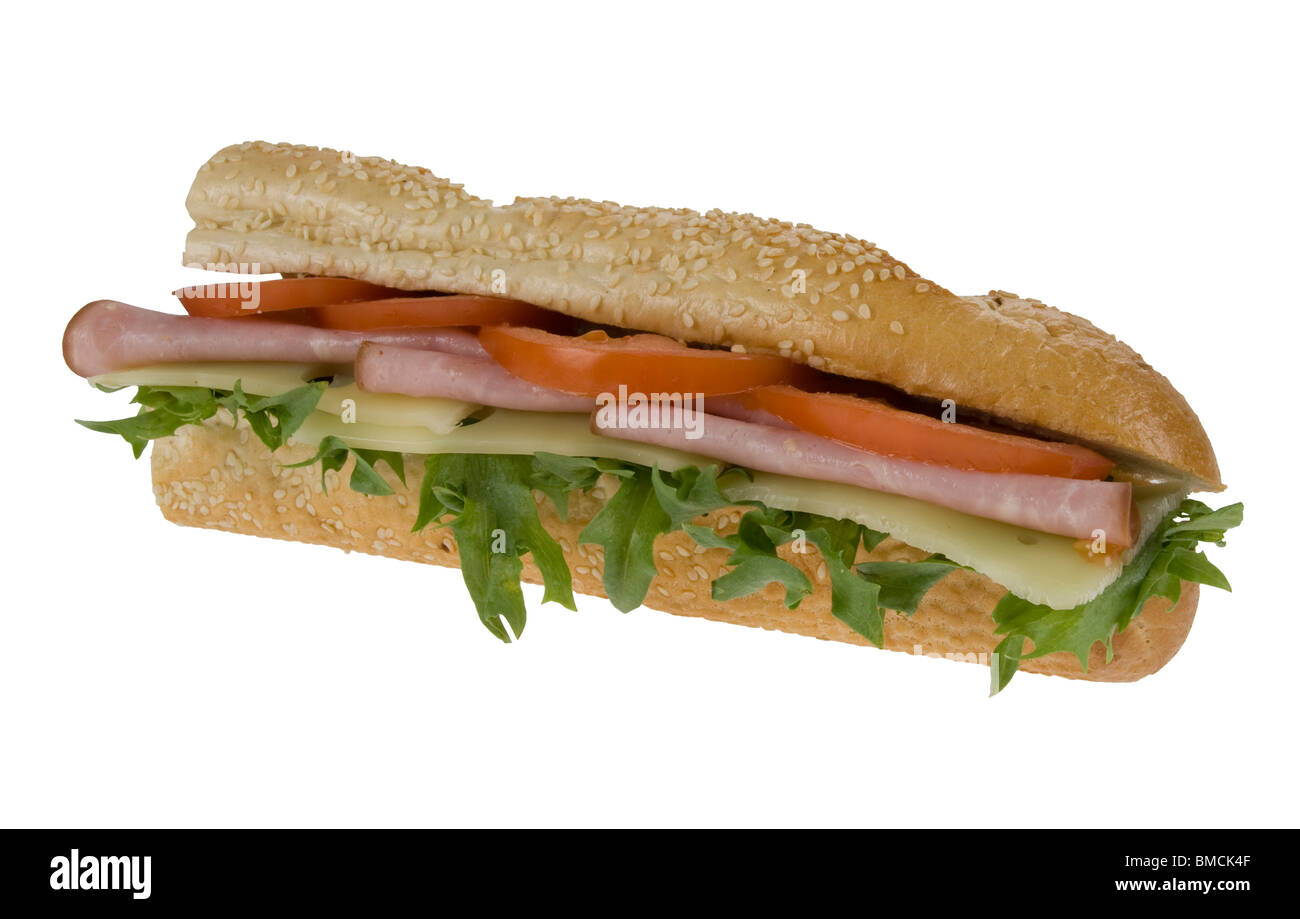 Ham and cheese sandwich cut out hi-res stock photography and images - Alamy