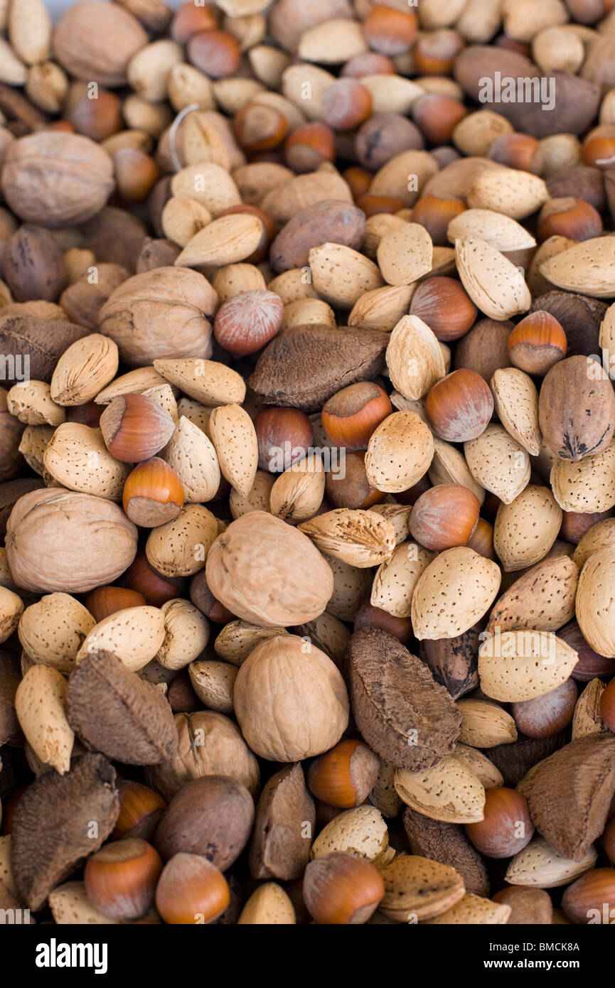 Brazil nuts colour background hi-res stock photography and images - Alamy