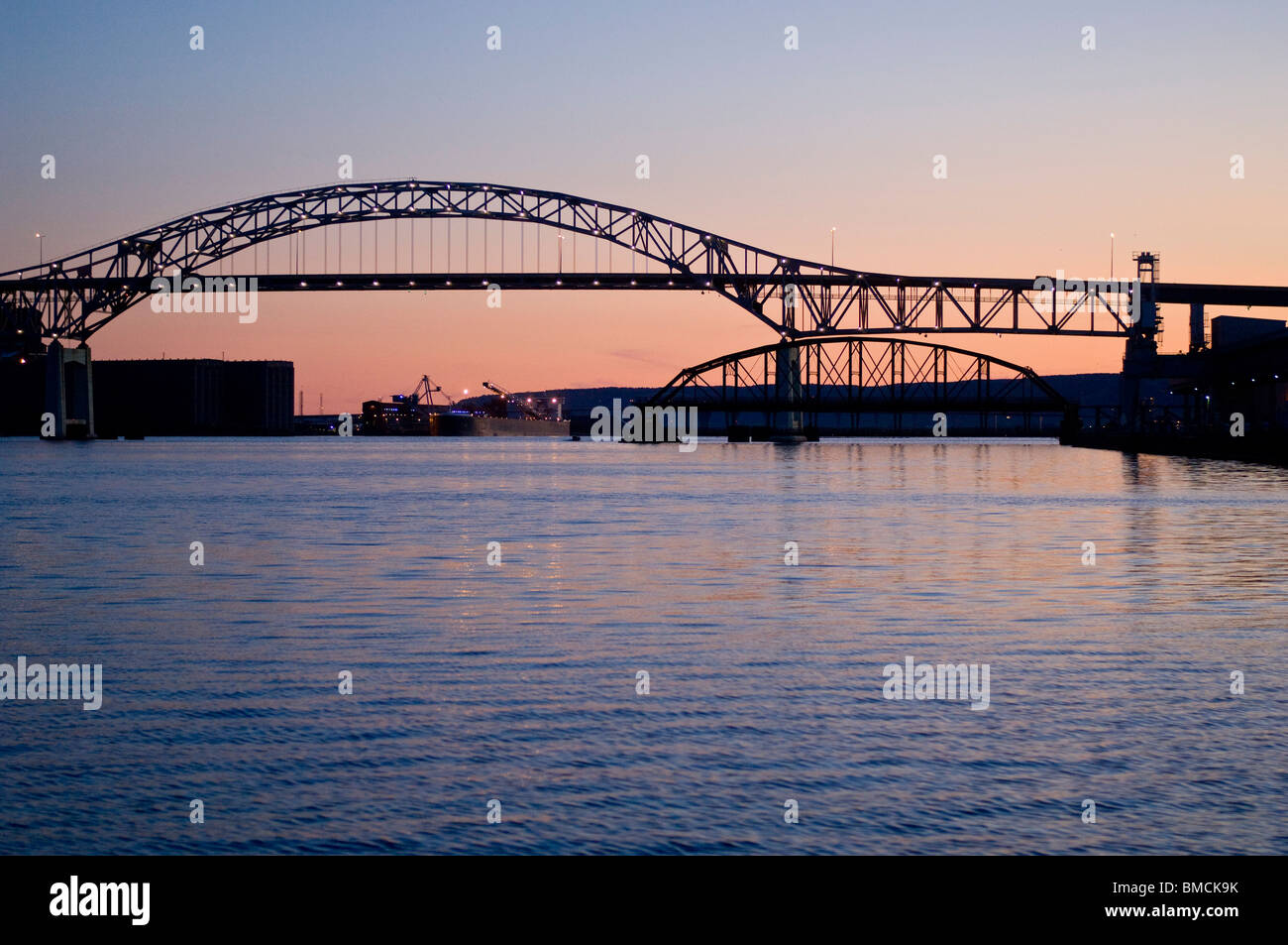 John A Blatnik Bridge, Duluth, St Louis County, Minnesota, USA Stock ...