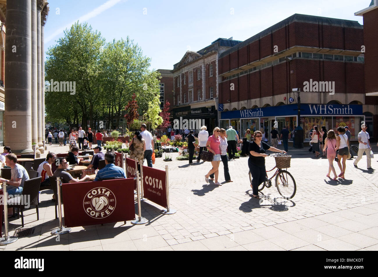 peterborough town center shops shoppers shopper shopping pedestrian ...