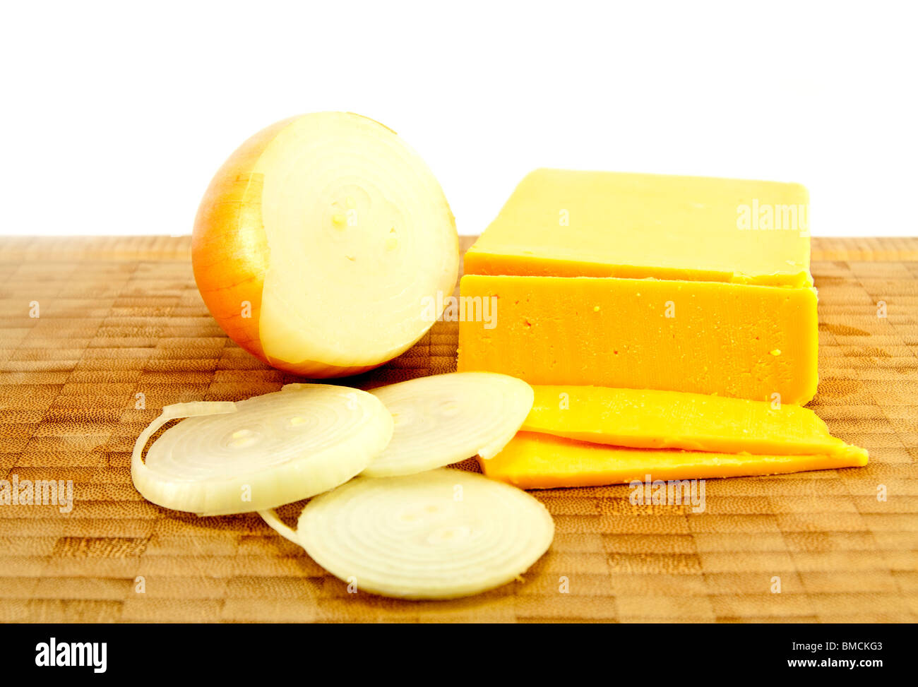 Cheese and Onion Stock Photo - Alamy