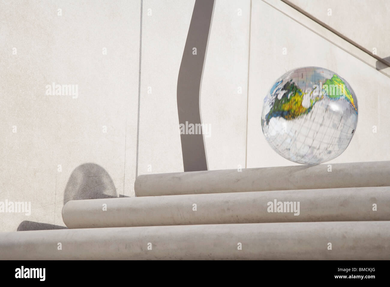 Earth Falling Down Stairs Stock Photo - Alamy
