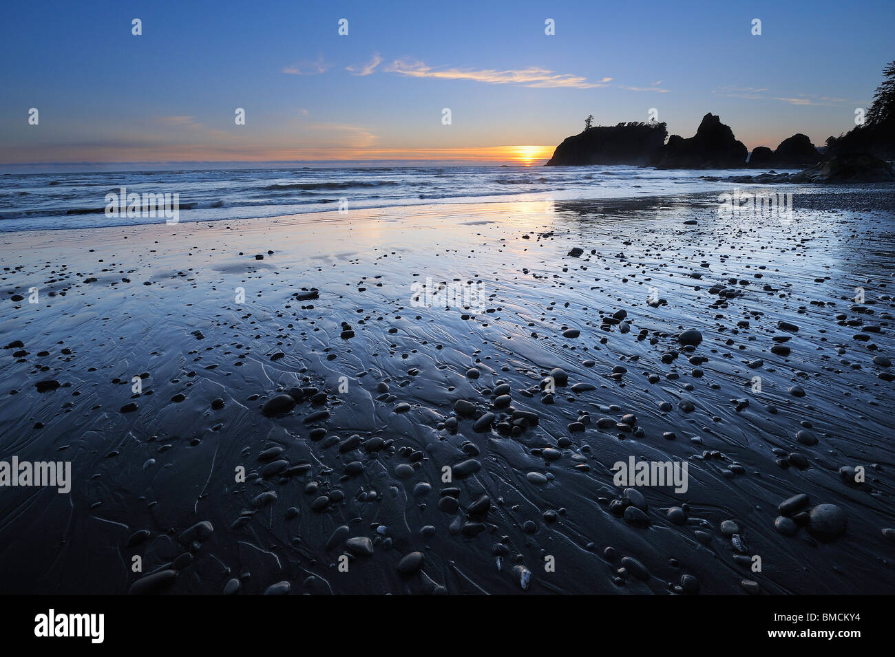 Sea Stack, Ruby Beach, Olympic National Park, Washington State, USA ...