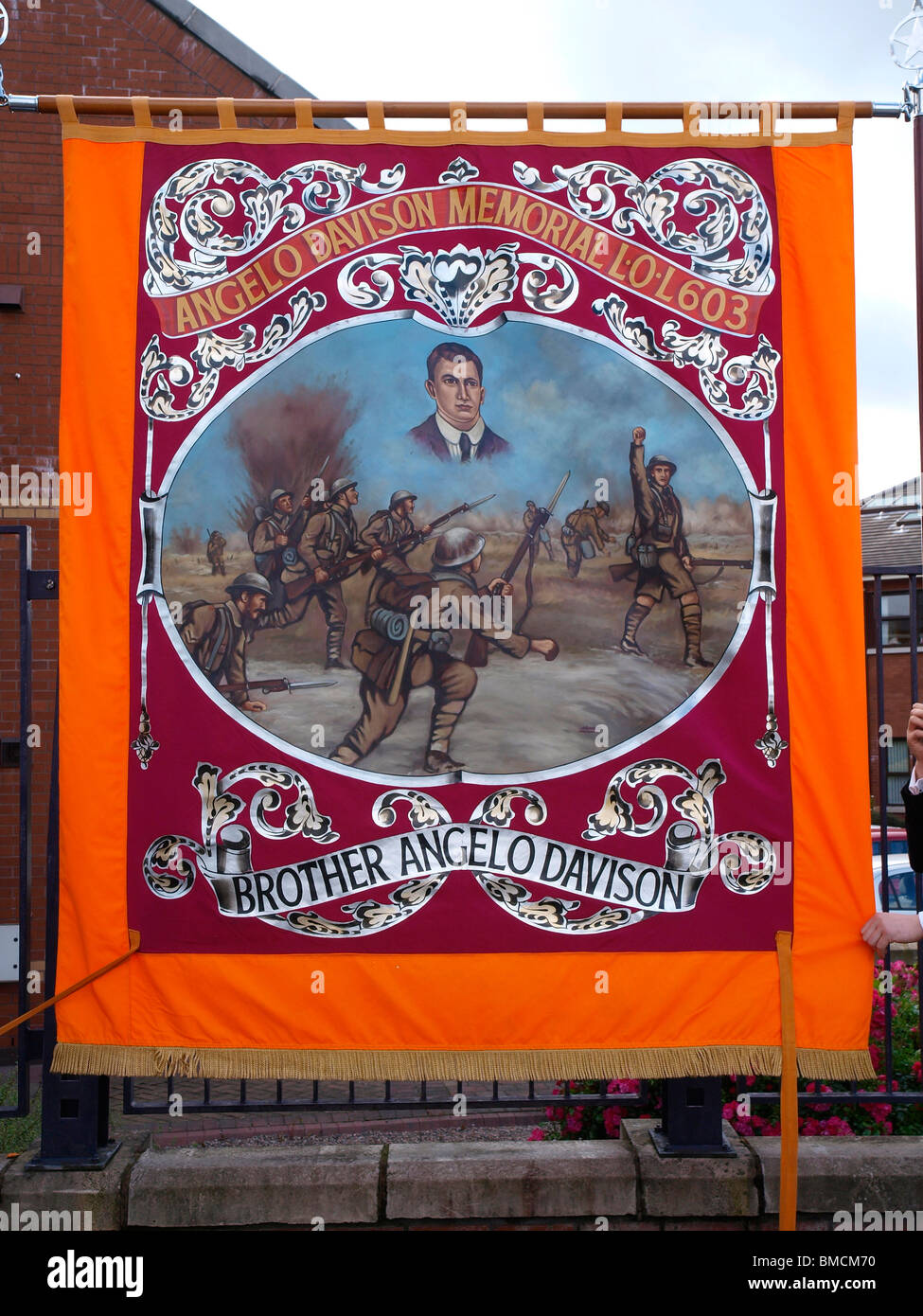 Orangefest, 12th July 2009 Orange parade through the center of Belfast ...