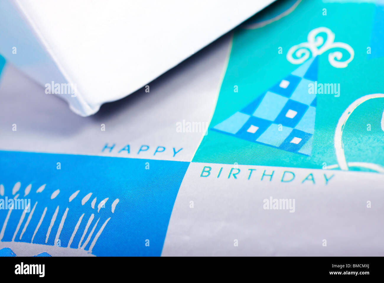Happy birthday gift wrapping paper hi-res stock photography and images ...