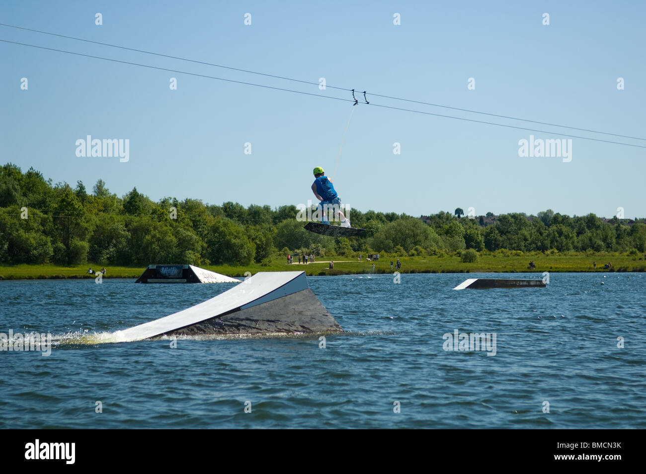 Watersports at Rother Valley Country Park, South Yorkshire Stock Photo ...