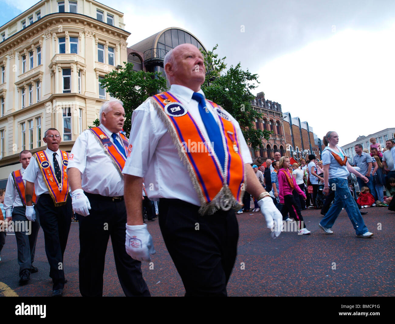 An orange order man in belfast hi-res stock photography and images - Alamy