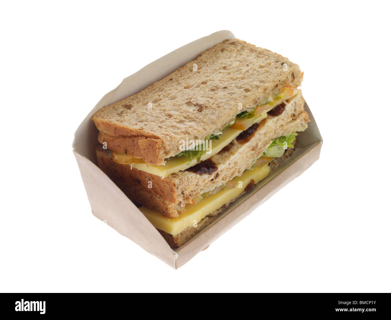 Cheese Ploughmans Sandwich Stock Photo - Alamy