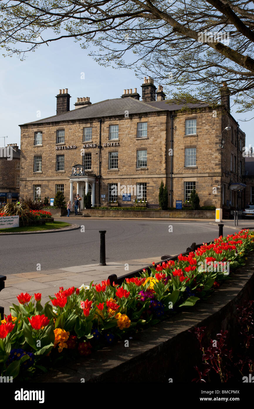 Bakewell town in the Derbyshire Peak District East Midlands England ...
