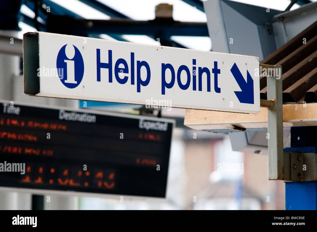 Train station help point hi-res stock photography and images - Alamy