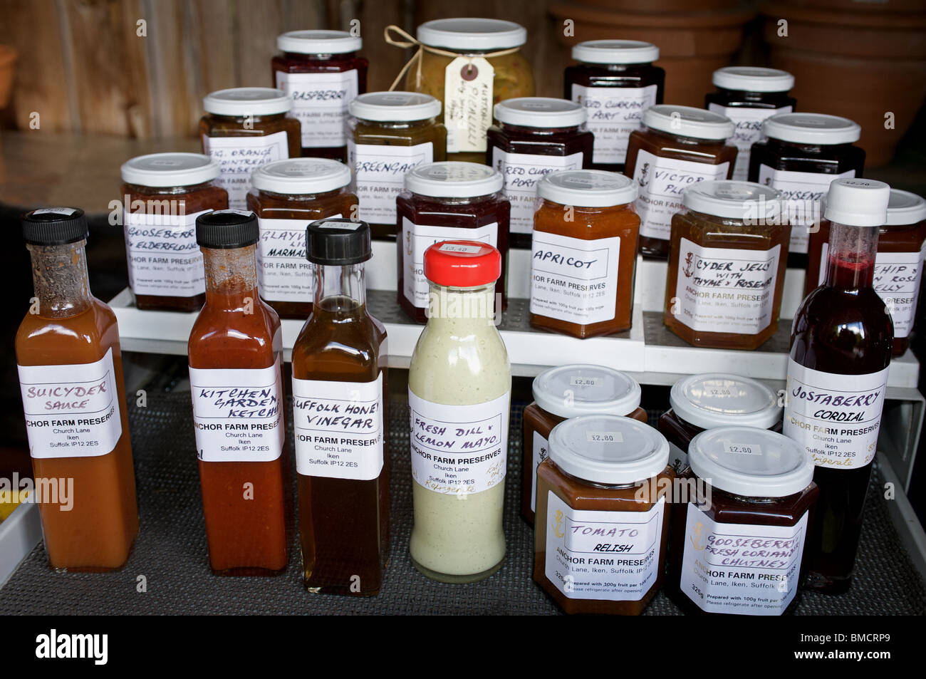 Anchor Farm homemade produce sold from a honesty stall in the village ...