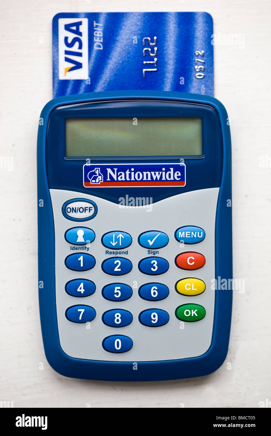 Nationwide Bank Card Personal Security Device Stock Photo - Alamy