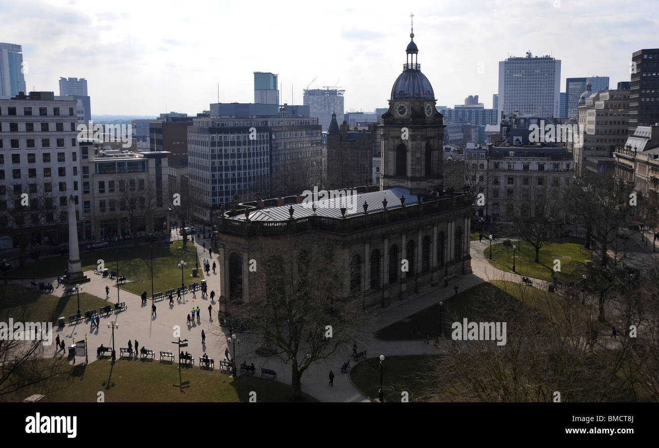 Birmingham cathedral from above High Resolution Stock Photography and ...