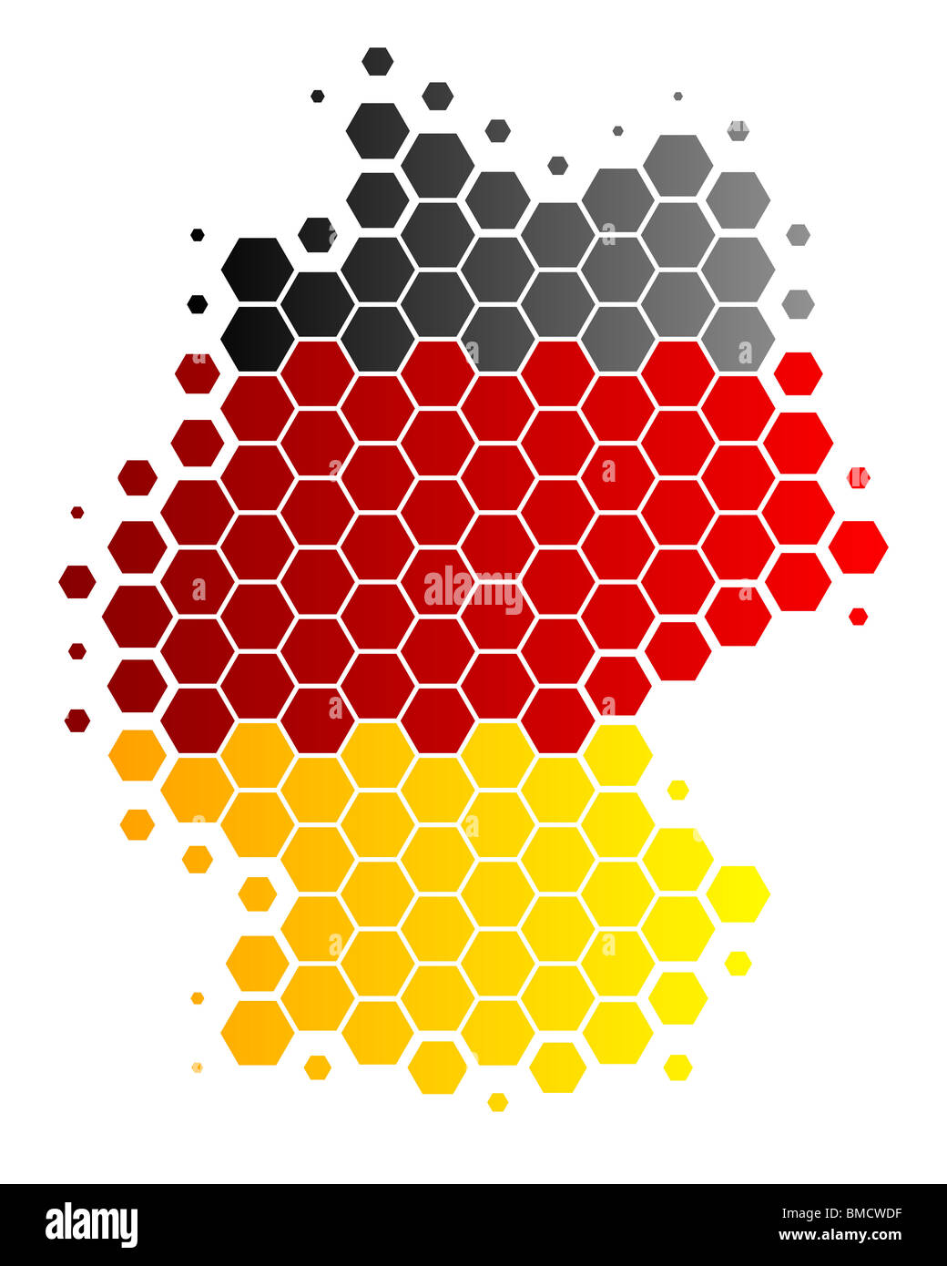 Map and flag of Germany Stock Photo - Alamy