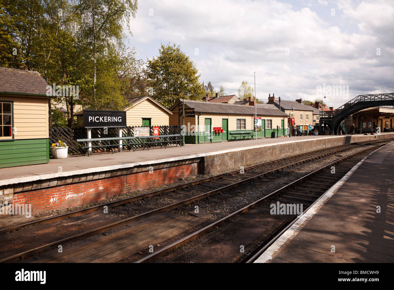 Pickering station on the North Yorkshire Moors Railway, England Stock ...