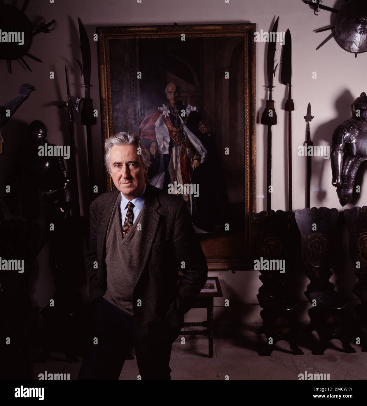 Lord Lytton Cobbold at Knebworth House , Stevenage, Hertfordshire Stock ...