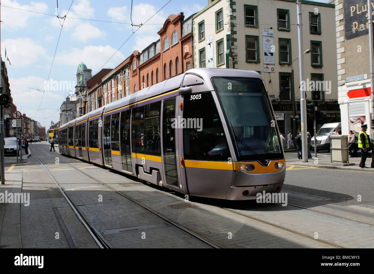 Commuting by tram dublin hi-res stock photography and images - Alamy