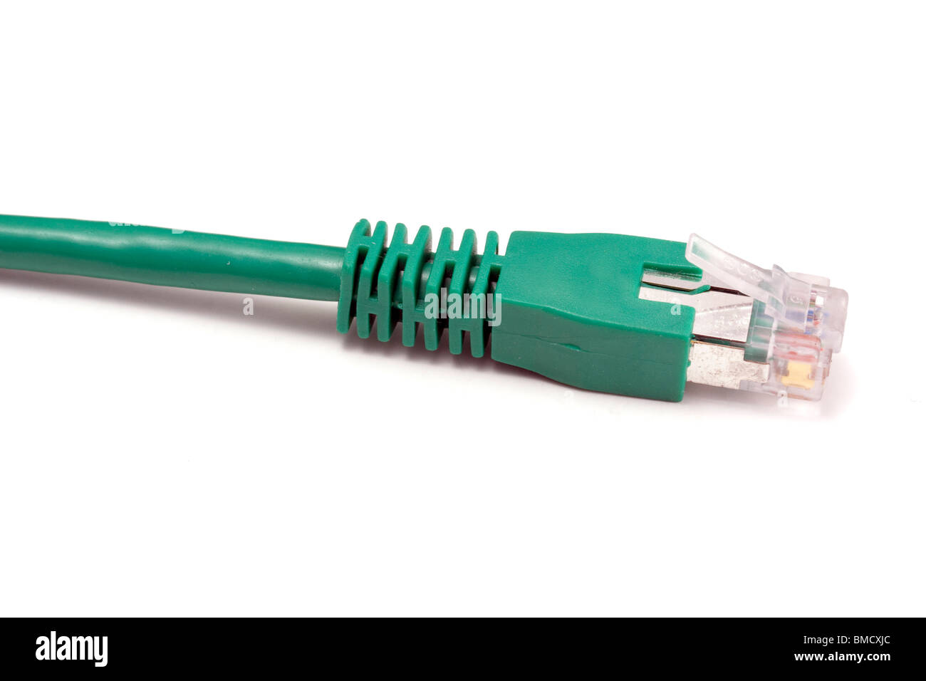 Computer Network Cable isolated on white background Stock Photo - Alamy